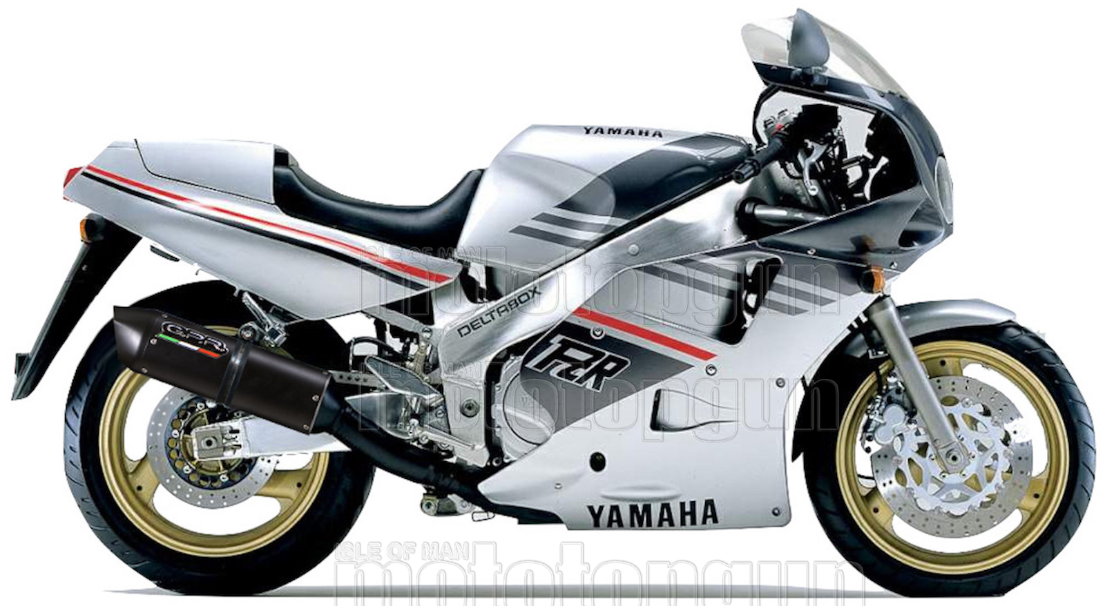 GPR EXHAUST HOM FURORE BLACK YAMAHA FZR 1000 EX-UP 1991 91 1992 92 1993 ...