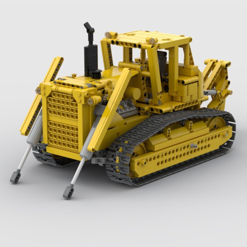 MOC-83756 Caterpillar D9H RC Bulldozer 952 Parts Building Blocks Toys ...