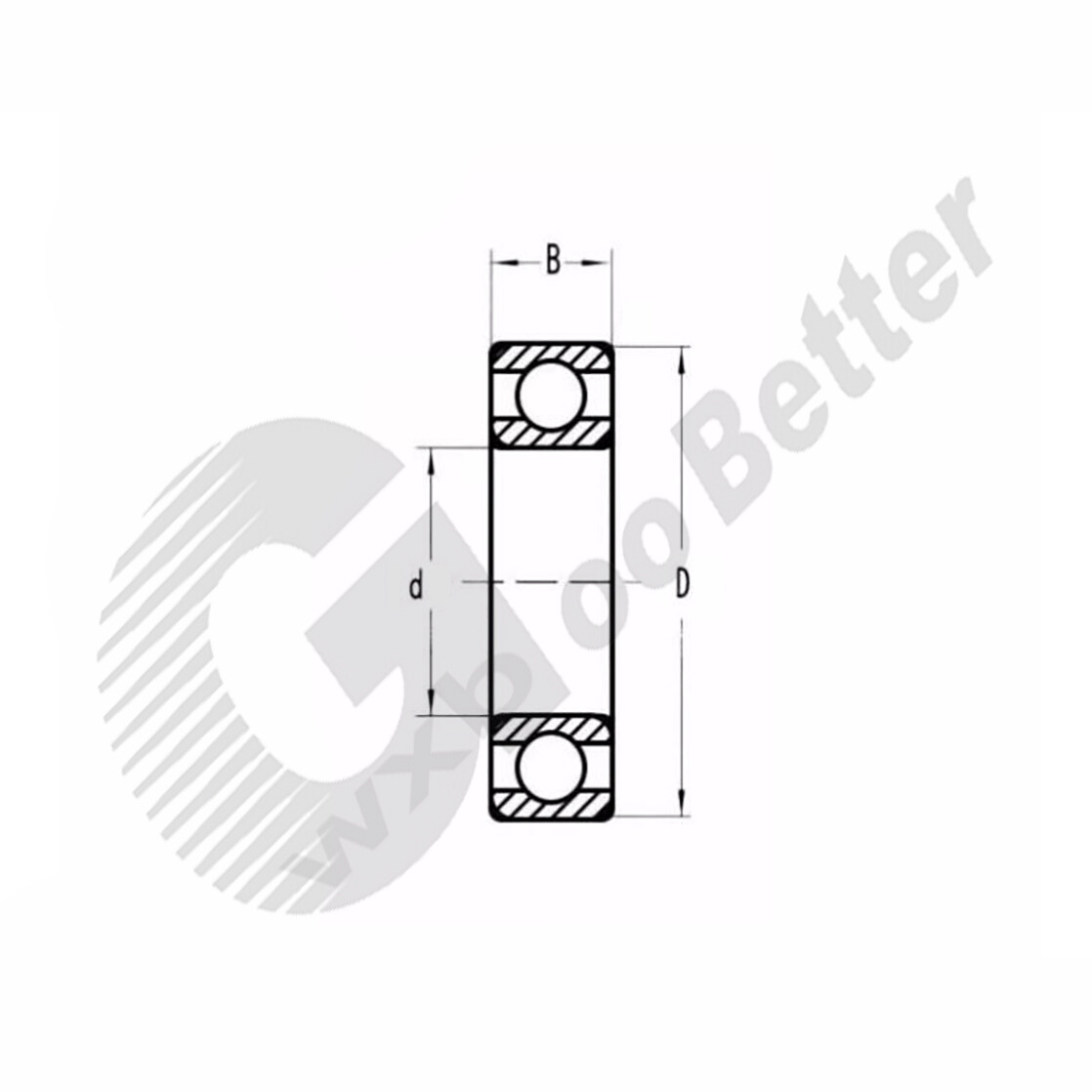 Deep Groove Ball Bearing Double Sealed 603ZZ~6706ZZ 6800ZZ Bearing ...