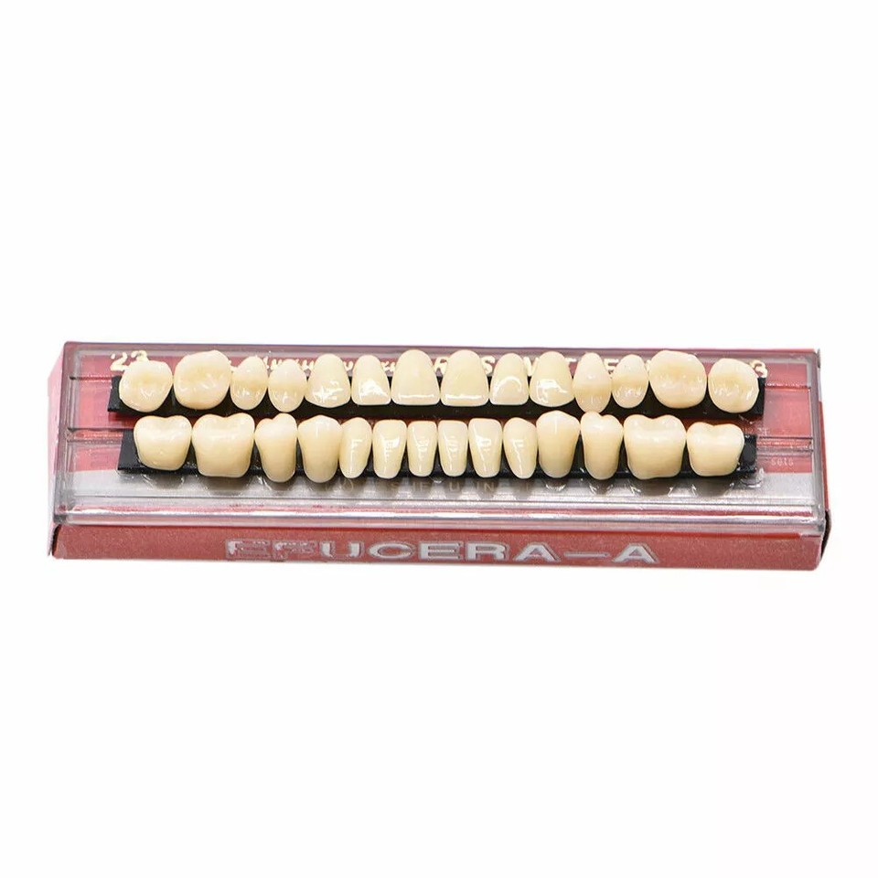 5 Sets Dental Acrylic Resin Denture Shade A2 A3 Upper Lower Full Set ...