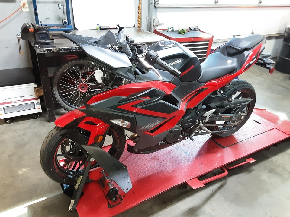 2025 2024-25 Kawasaki Ninja 500 Front ABS Disc Brake Rotor Bolts Screws ...