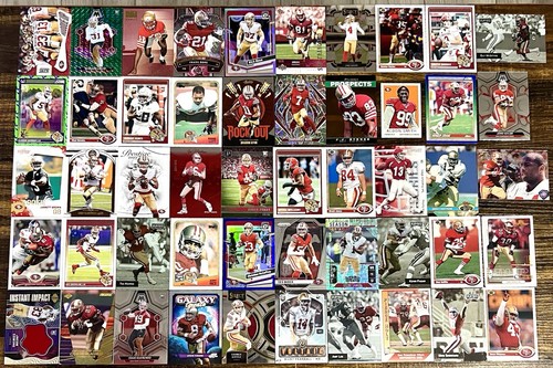 San Francisco 49ers 50 Card Lot, No Duplicate Players, w/Inserts ...