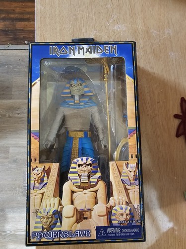 PHARAOH EDDIE Iron Maiden Powerslave 8" Clothed Action Figure Neca 2020 ...
