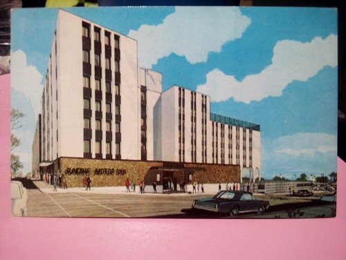 Racine Motor Inn Wisconsin hotel motel artist rendition 60s | eBay