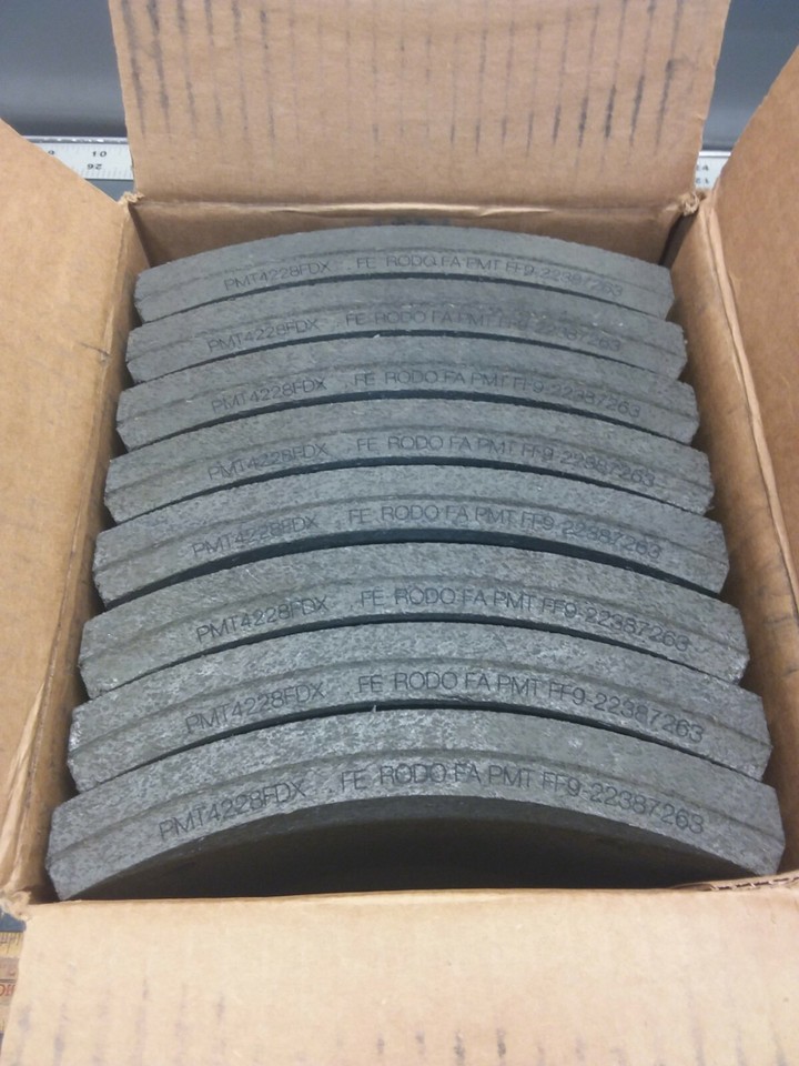 Federal Mogul Ferodo PMT-4228 FDX Brake Shoe Lining Block Set of8 ...