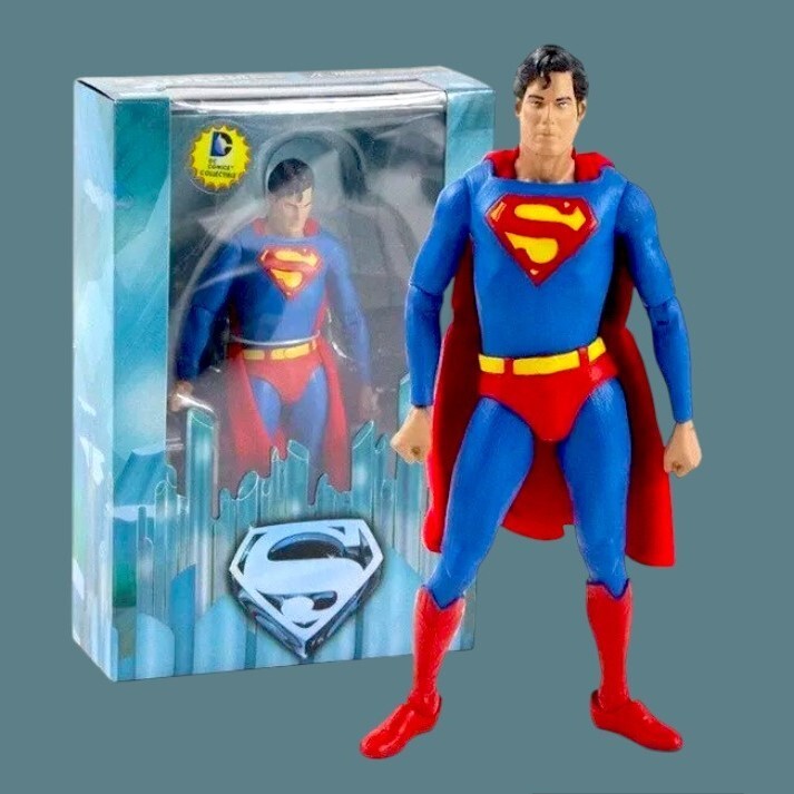 NECA 1978 Superman Christopher Reeve Version 7” Action Figure DC Comics ...
