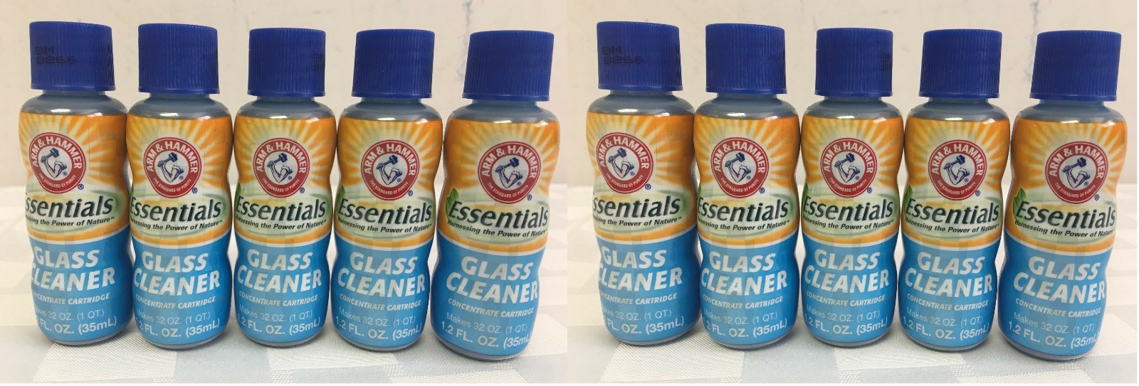 10 Pack - Arm & Hammer Essentials Glass Cleaner Concentrate - 1.2 Oz ...