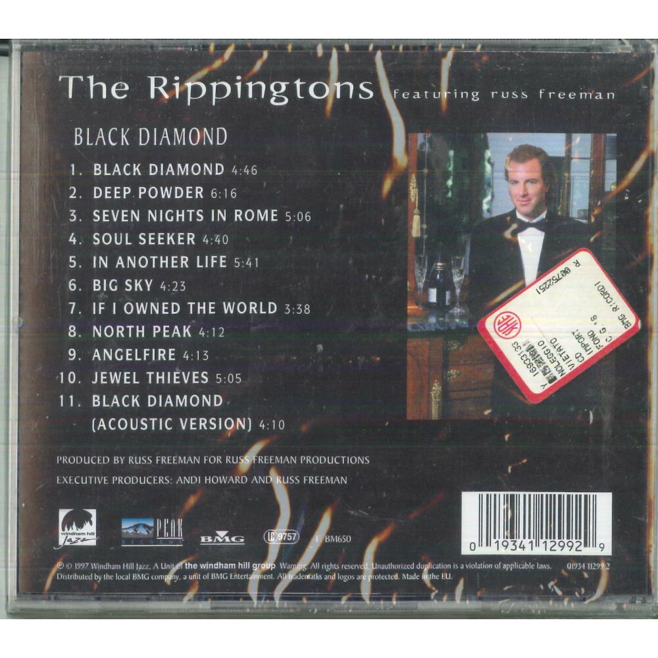 The Rippingtons Feat Russ Freeman CD Black Diamond/Windham Hill Sealed ...