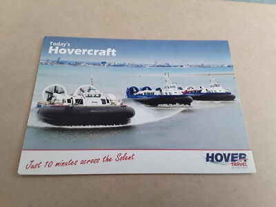 POSTCARD HOVERCRAFTS SOLENT & ISLAND EX SOUTHSEA PORTSMOUTH & RYDE ISLE ...