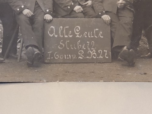 RPPC Photo German Soldiers WW1 Prague 1917 Rifles Struble 2 - D.B. 27 ...