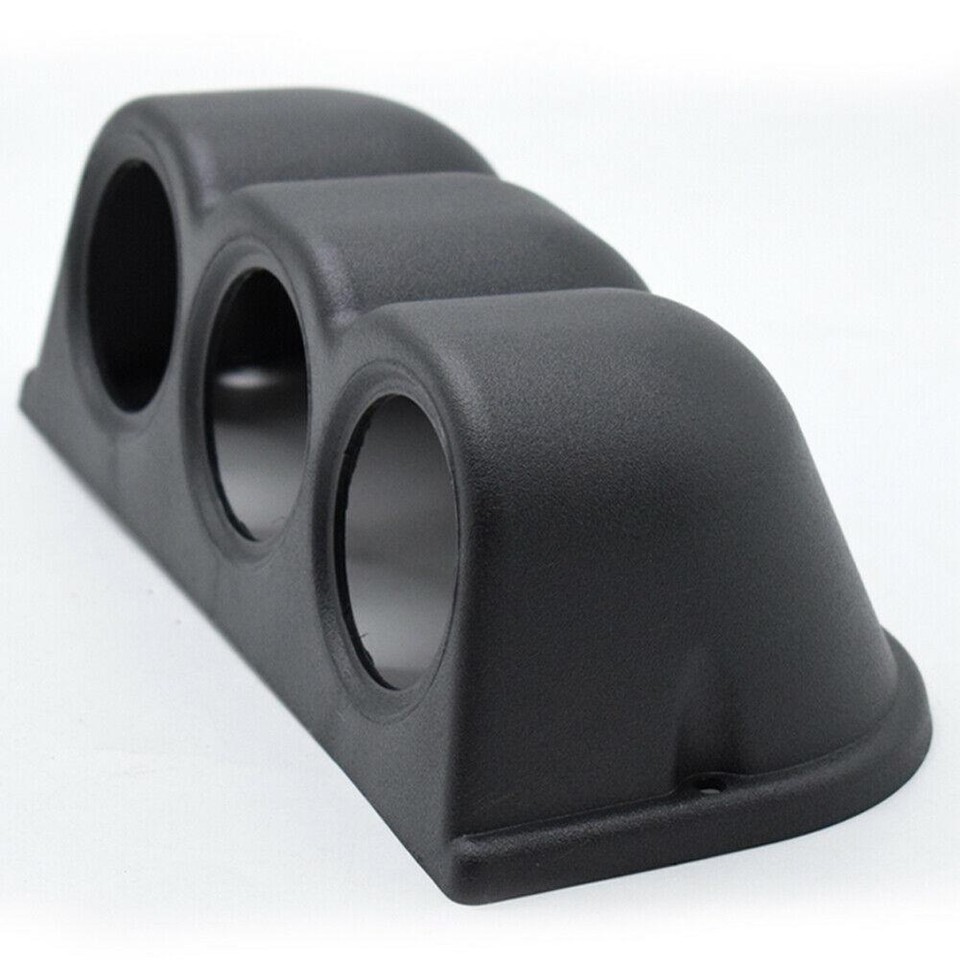 2 Inch 52mm Car 3 Hole Triple Gauge Meter Holder Cup Dash Pillar Mount ...