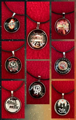 Rock Band Necklace Unisex Jewelry — Fashionable & Custom Made — Great ...