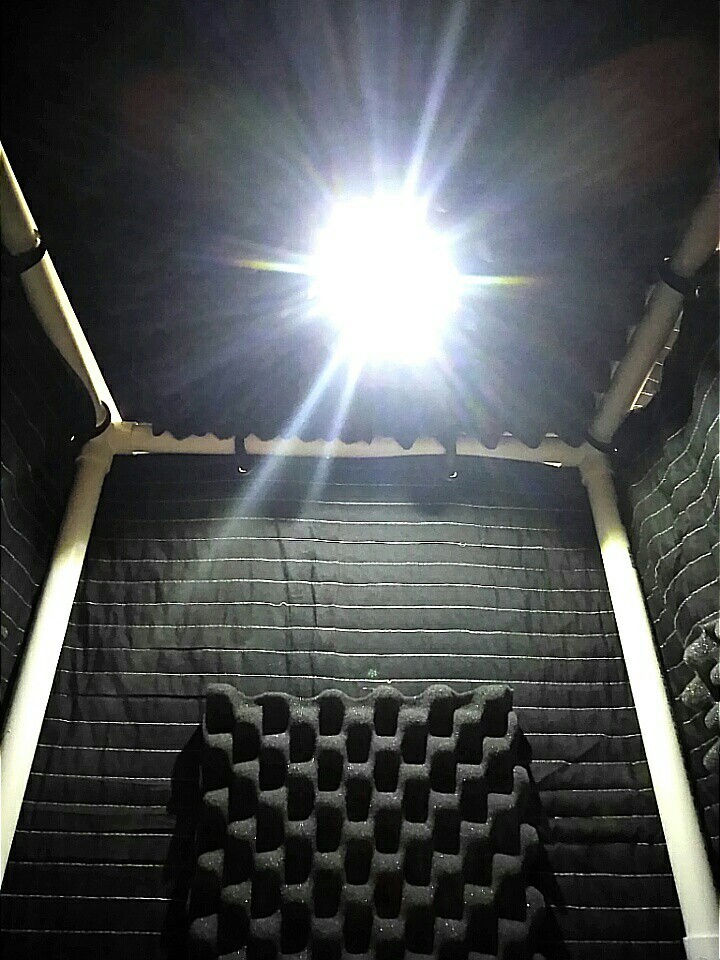 Portable Stand-In Isolation Vocal Booth w/ Light & w/Door Enclosure | eBay