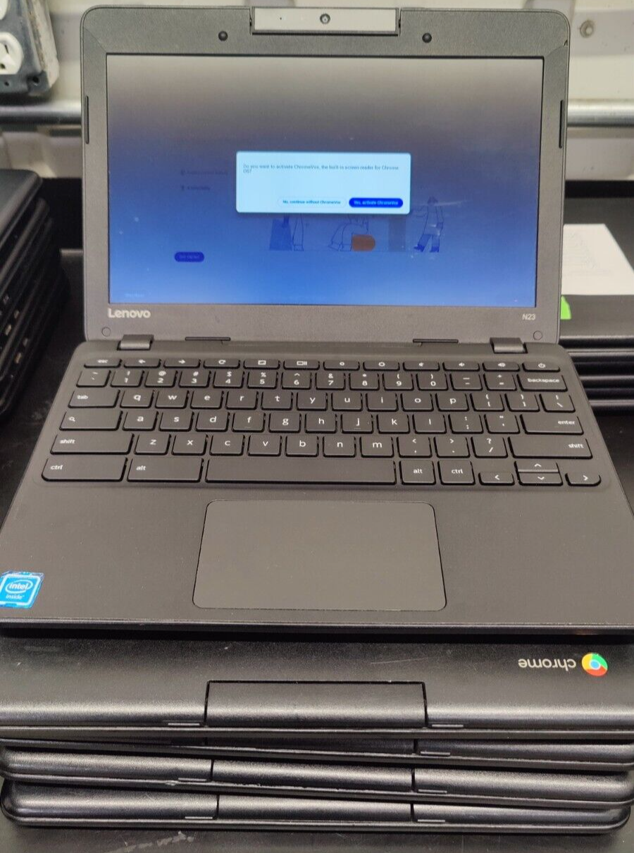 Lot of 5 Refreshed Lenovo N23 Chromebooks Celeron N3060 4GB RAM Model ...