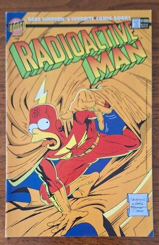 SIMPSONS RADIOACTIVE MAN COMIC JANUARY 1995 BARTS FAVORITE COMIC BOOK | eBay Australia