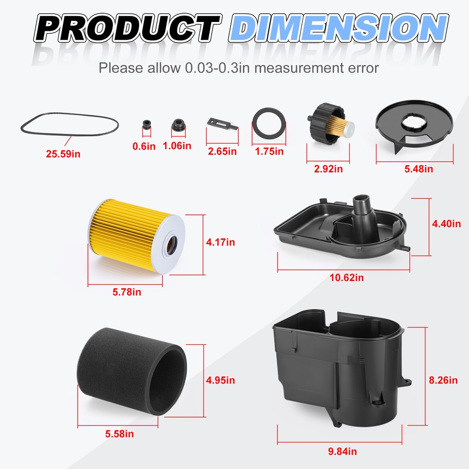 Air Filter Box Cover Cap w/ Seal Hook For Yamaha Golf Cart G2 G5 G8 G9 ...