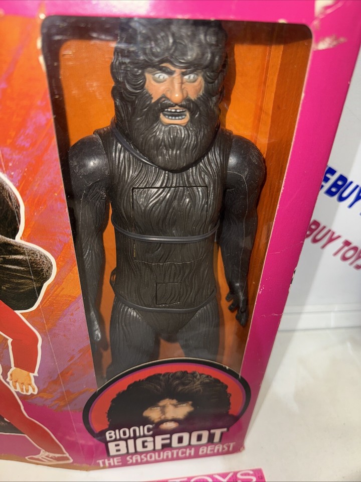 Vintage six million dollar man bionic bigfoot Original box 1977 kenner ...