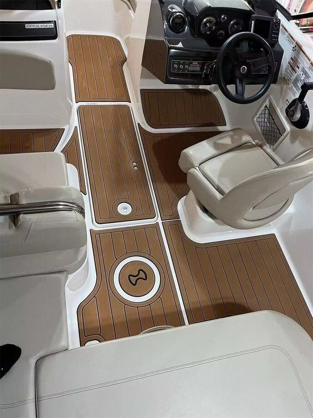 2019 Bayliner VR5 Swim Platform Cockpit Floor Boat EVA Foam Faux Teak ...