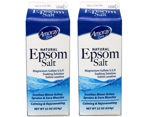 Amoray Epsom Salt Original, 22 oz - 2 Pack | eBay