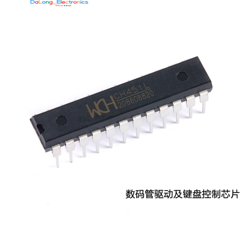 (5 Pcs)CH451L DIP-24 Digital Tube Driver and Keyboard Control Chip | eBay