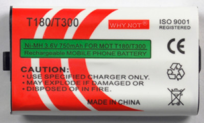 BATMOT00012 Batteria compatibile per Motorola T180-T300 NiMh 900mAh ...
