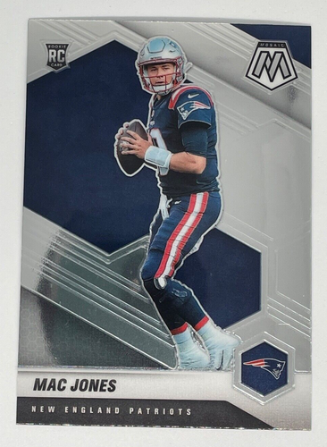MAC JONES 2021 PANINI MOSAIC FOOTBALL ROOKIE #306 NEW ENGLAND PATRIOTS ...
