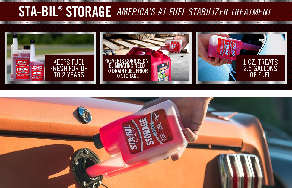Storage Fuel Stabilizer Winter Gas Tank Treatment Motorcycle Bike Car ...
