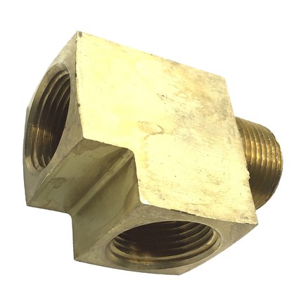 Tectran 88057 Air Brake Air Line Tee Brass, 3/4 Inches Pipe Thread ...