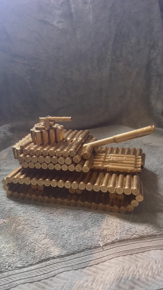 Bullet Tank From Used Empty Bullet Casings Handcrafted and One of a ...