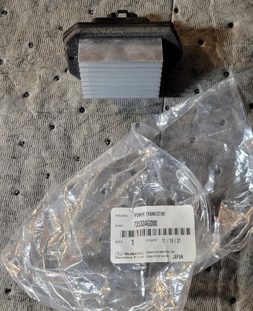 Genuine Subaru Parts 73533AG000 Blower Motor Resistor for sale online ...