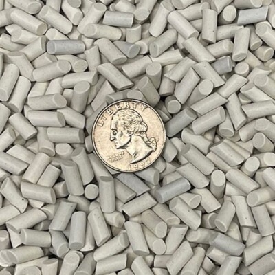 15 Pounds Bulk Ceramic Media for Rock Tumbler, SMALL 3/16"x3/8 ...