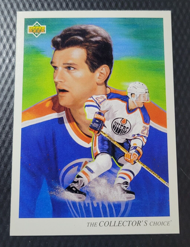 1992-93 Upper Deck VINCENT DAMPHOUSSE Edmonton Oilers THE COLLECTOR'S ...