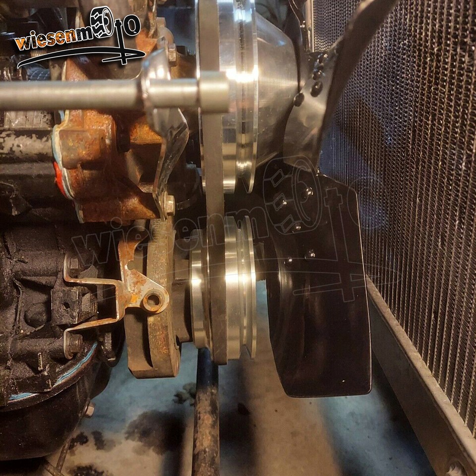 Fit Small Block Ford Crankshaft Pulley 302 351W 351C V-Belt SBF Crank 2 ...