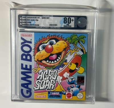 1993 Nintendo Game Boy Agro Soar VGA 80+ Silver NM Qualified Australian Version | eBay