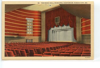 The Music Hall, Kansas City, Missouri Postcard | eBay
