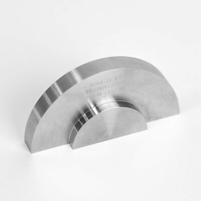 Ray Check DC (Distance Calibration) UT Test Block Stainless Steel 304 ...