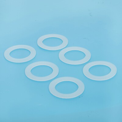 8Pcs Gaskets Rubber Cup Washers Soft Sealing Rings White Bottle Rings ...