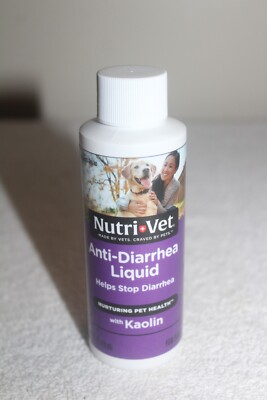 Nutri-Vet Anti-Diarrhea Liquid for Dogs - 4 oz (118 ml) EXP 02/2027 NEW ...