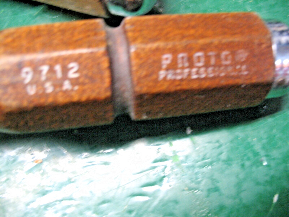 PROTO PROFESSIONAL No. 9700 A SET 6 STRAIGHT SLOT SQUARE SHANK ...