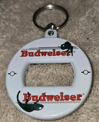 VINTAGE BEV KEYS BUDWEISER BEER LIZARDS 3 In 1 BOTTLE CAP OPENER KEY ...