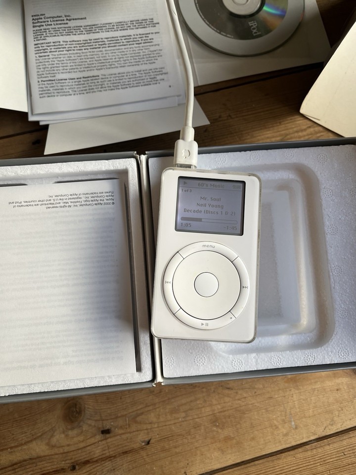 Apple iPod Working Boxed 1st Generation 10GB classic boxed | eBay UK