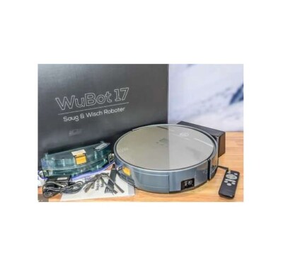 Wonder Wuzzi WuBot17 Robot Vacuum Cleaner Suction and Wiping Function ...