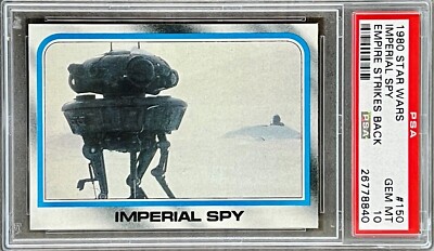 1980 Topps Star Wars Imperial Spy #150 PSA 10 GEM MINT (RARE ...