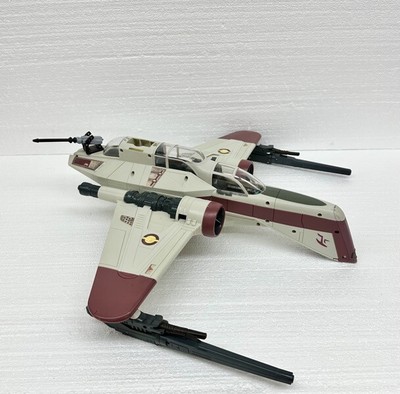 2004 Hasbro Star Wars ROTS Clone Wars ARC-170 Fighter Ship - (Not Sure ...