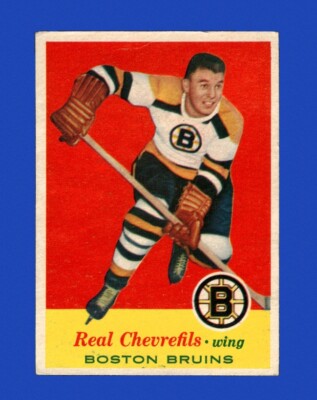1957-58 Topps Set-Break # 1 Real Chevrefils VG-VGEX (crease) *GMCARDS ...