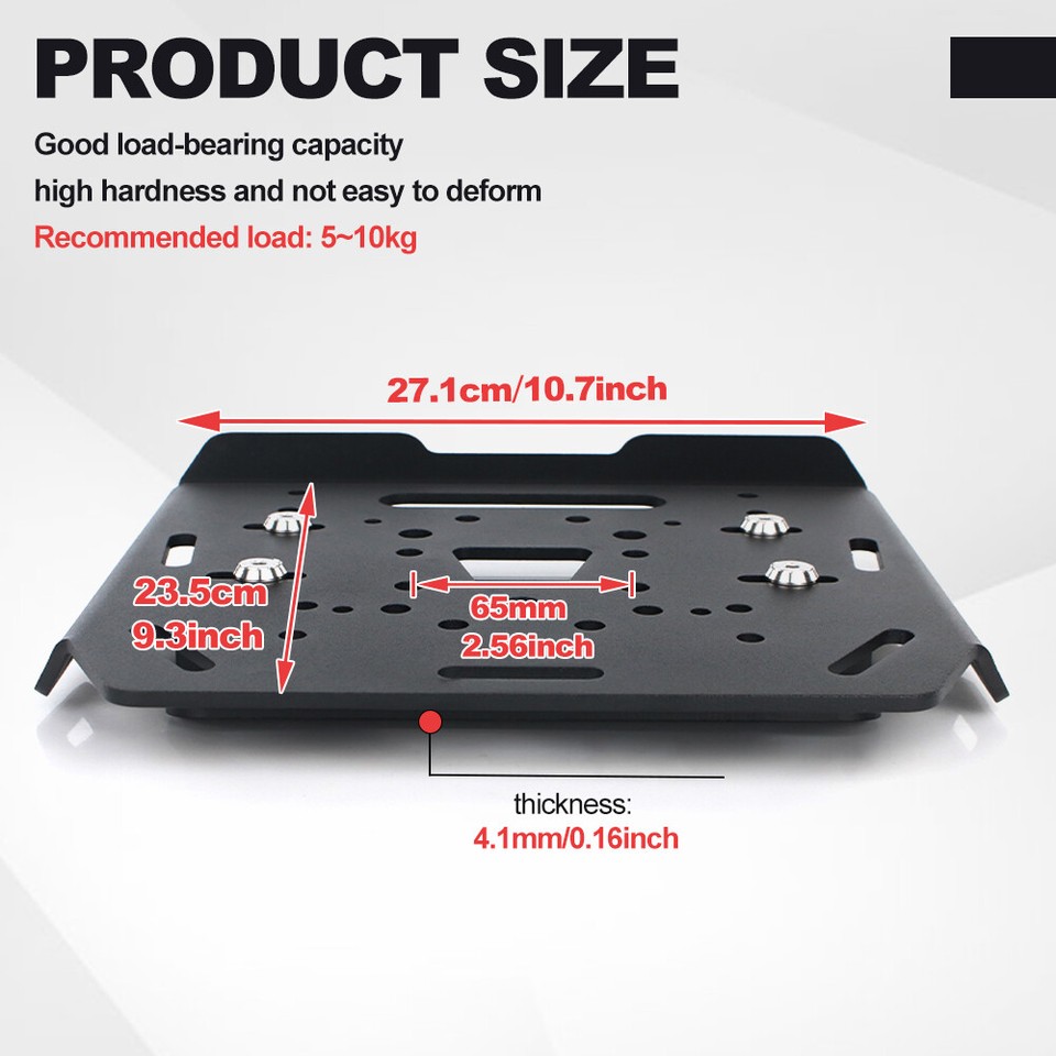 Motorcycle Rear Luggage Rack Enlarge Plate Fit For Ducati Multistrada ...