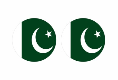 2x Sticker Round Roundel Flag Pakistan Pakistani | eBay