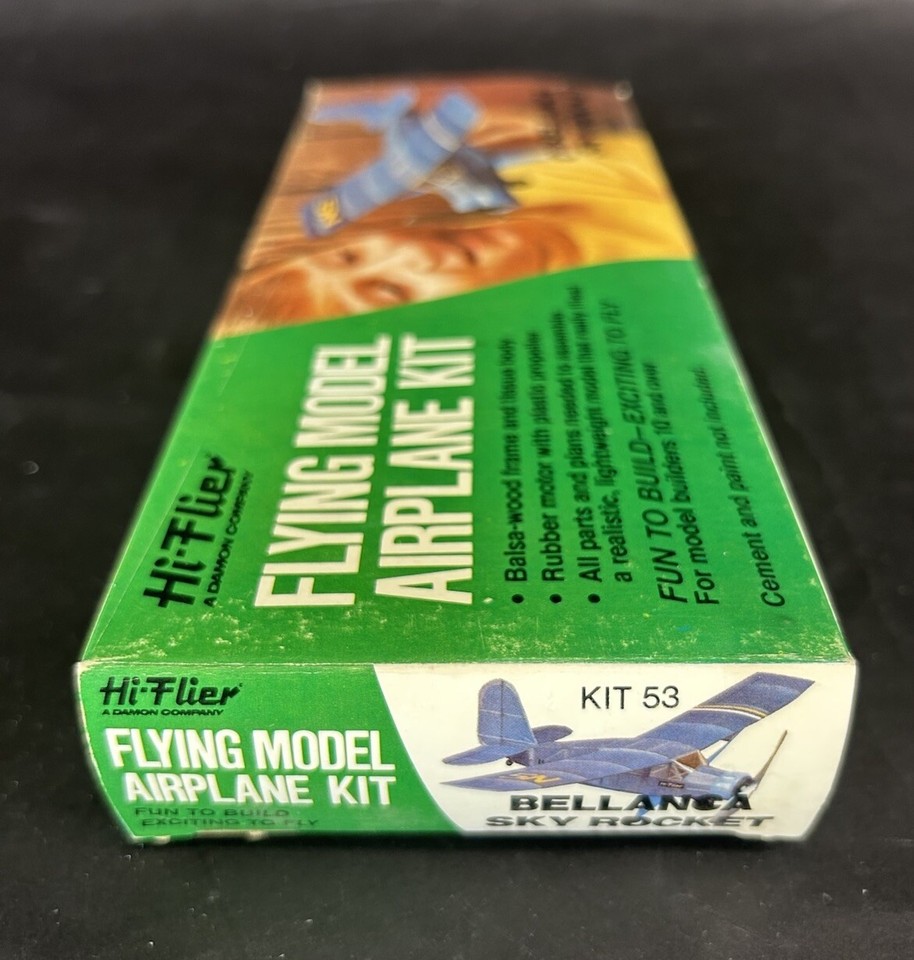 Hi-Flier Bellanca Sky Rocket Flying Wood Model Airplane No. 53 | eBay