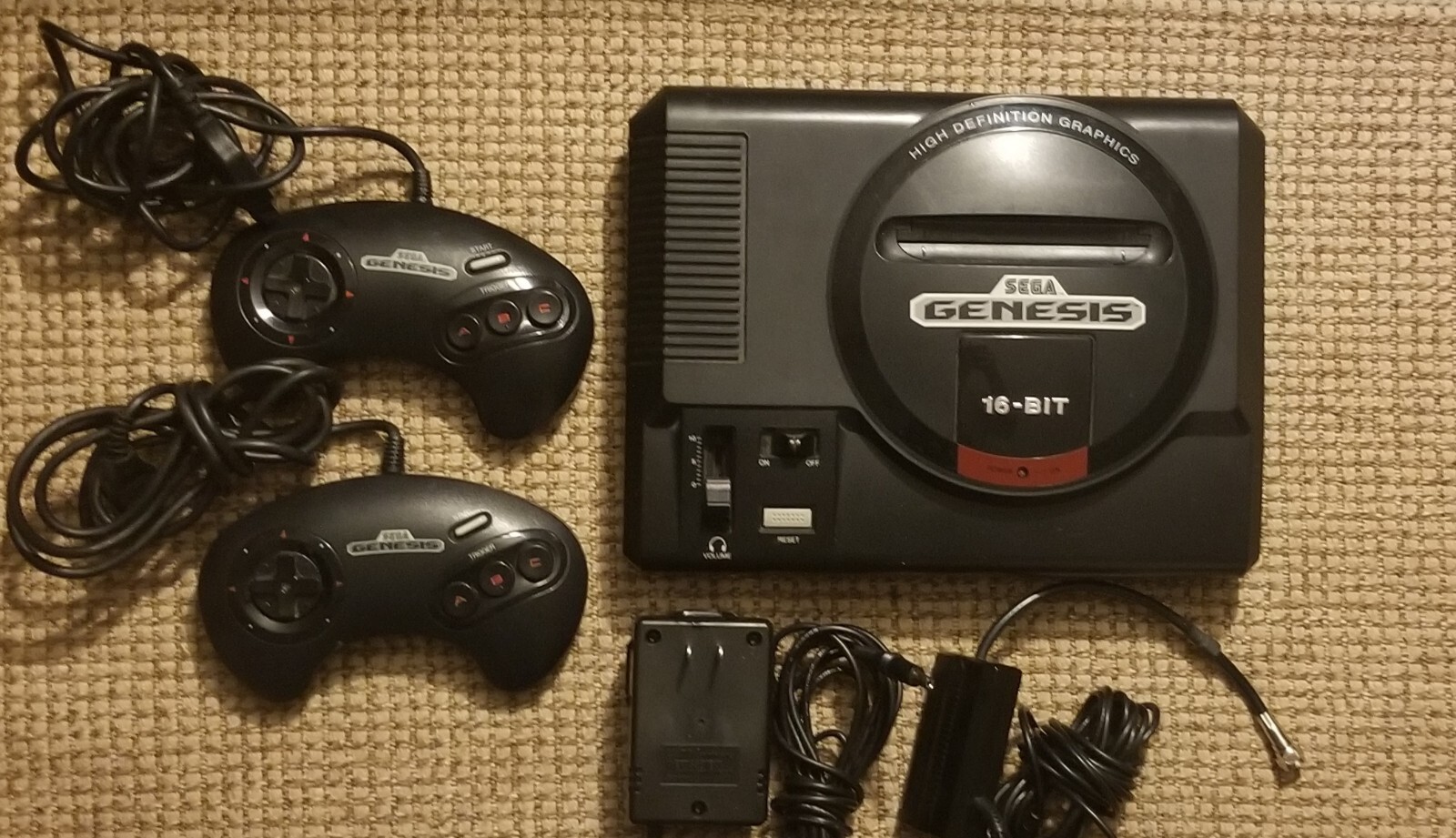 SEGA GENESIS CONSOLE COMPLETE ALL ORIGINAL TESTED WORKS 16-BIT 1601 | eBay