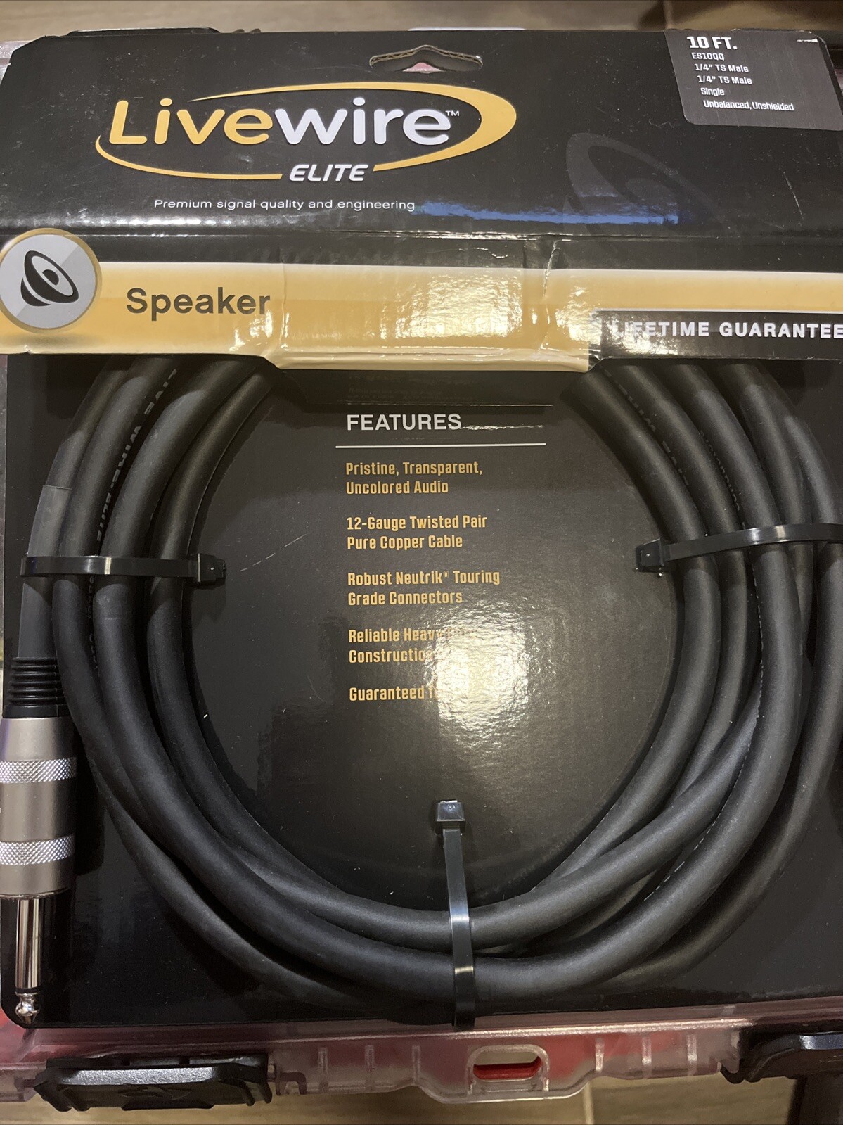 live wire elite speaker cable | eBay